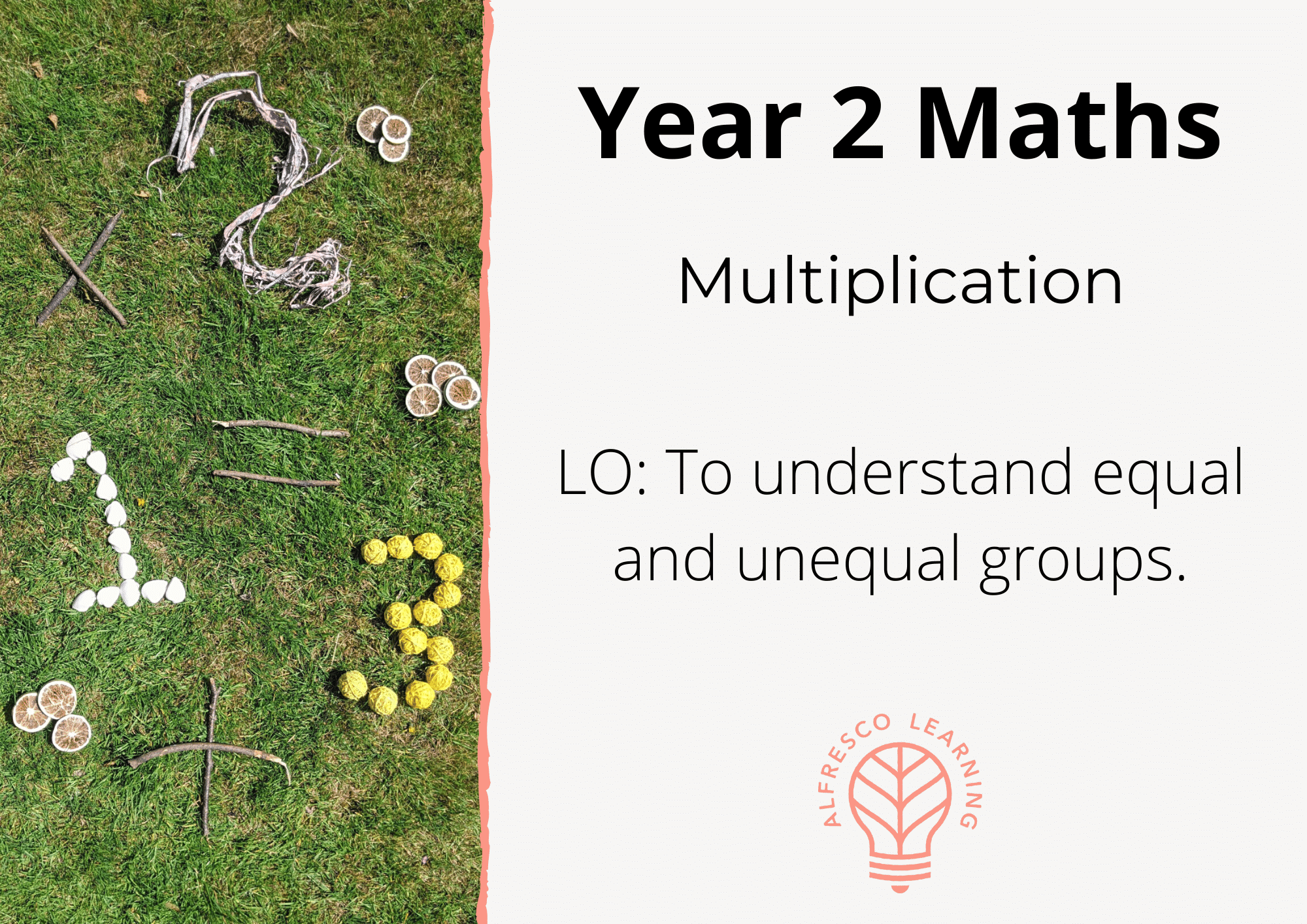 Taking Year 2 - Multiplication Outdoors